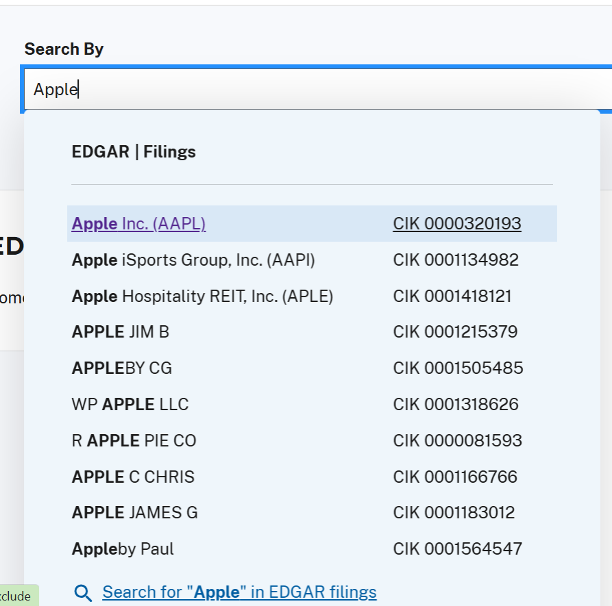 How to Search for SEC Filings