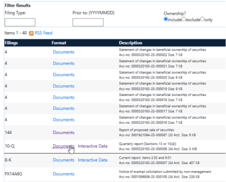 How to Search for SEC Filings